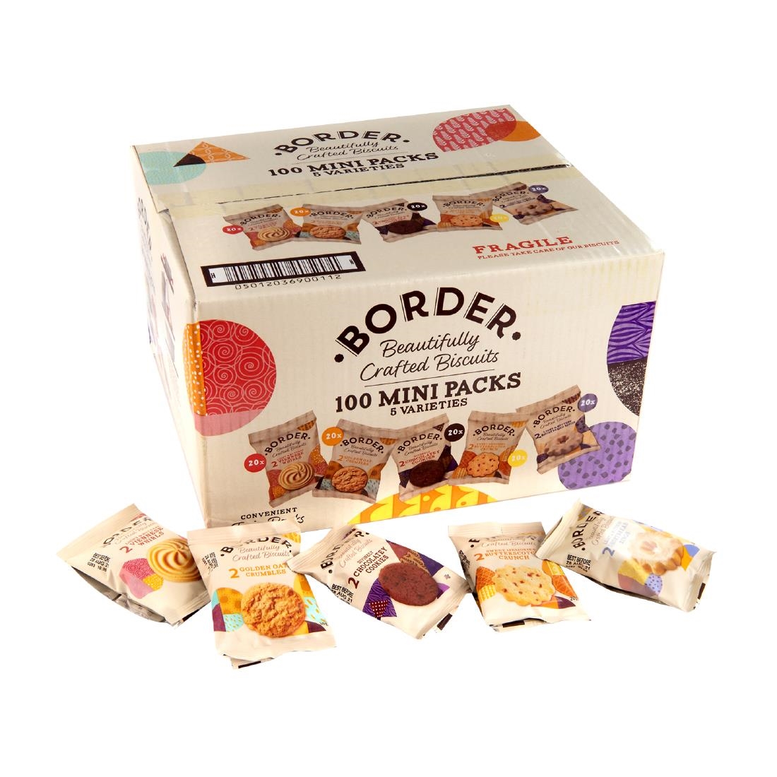 Border Twin-Pack Biscuit Assortment 5 Varieties (100 Twin Packs ...